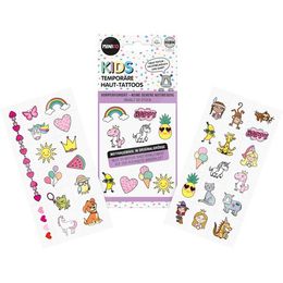 Kinder Haut-Tatoos temporär lila Set 30 tlg. MINICO