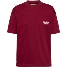 Another Cotton Lab Wine Vibe T-Shirt - rot - Gr. L - Baumwolle