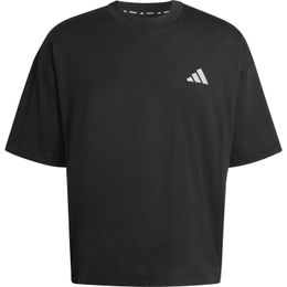 Adidas adi365 Funktionsshirt Herren - schwarz - Gr. S - Baumwolle