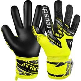 Reusch Attrakt Silver Torwarthandschuhe - gelb - Gr. 9 - Polychlorid/Polyester/Elastan