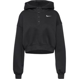 Nike Phoenix Sweatshirt Damen - schwarz - Gr. M - Baumwolle/Polyester