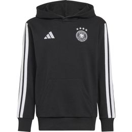 Adidas Dfb Kids Hd Hoodie Kinder - schwarz - Gr. 140 - Baumwolle/Polyester/Viskose