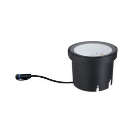 Paulmann LED-Bodeneinbauleuchte 'Plug & Shine' anthrazit 6,1 W &Oslash; 15,5 x 13,5 cm