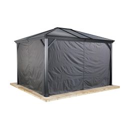 Sojag Vorhang-Set f&uuml;r Pavillon 'Ventura 1010' dunkelgrau