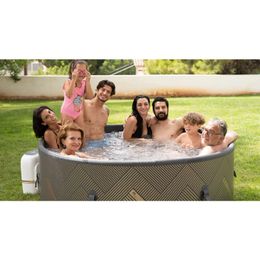 MSpa Whirlpool MONO ECO 2026 f&uuml;r 8 Personen XXL inkl. UVC / 144 Luftd&uuml;sen Outdoor Pool aufblasbar DWF F-MO082W