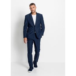 bonprix Anzug Slim Fit (2-tlg.Set), blau, Gr.64, Modischer 2teiliger Anzug bestehend aus Sakko und Hose