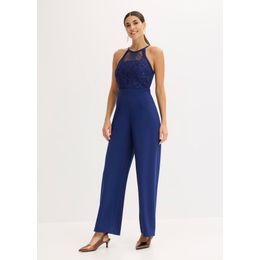 bonprix Overall mit Spitze, blau