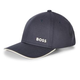 Gro&szlig;e Gr&ouml;&szlig;en BOSS Cap mit Logo-Print Farbe dunkelblau Gr&ouml;&szlig;e: One Size