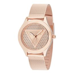 Guess Analog Watch female Gold size One Size