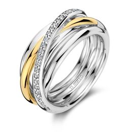 Ti Sento Ring - TI SENTO Ring 12318ZY - Gr. 54 - in Mehrfarbig - f&uuml;r Damen