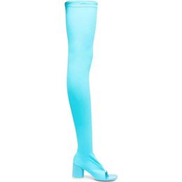 Maison Martin Margiela Maison Margiela Stiefel - Thigh High Boots Blue - Gr. 36,5 (EU) - in Blau - f&uuml;r Damen