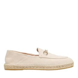 Gucci Low-Top Sneaker - Horsebit Espadrilles - Gr. 38 (EU) - in Beige - f&uuml;r Damen