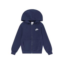 Nike Sportswear Zip-Up Hoodie 'CLUB FLC' boy Blue size XS
