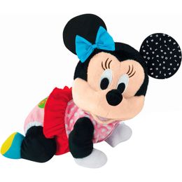 Plüschfigur CLEMENTONI "Disney Baby, Minnie - Krabbel mit mir", bunt, Plüschfiguren, Kinder, mit Sound