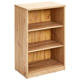 Xora Regal, Eiche Artisan, Holzwerkstoff, 2 F&auml;cher, 55x84x36 cm, Typenauswahl, Wohnzimmer, Regale, B&uuml;cherregale