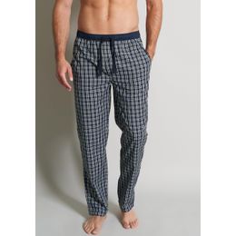 Pyjamahose Tom Tailor "Dakota", Herren, Gr. 52L, N-Gr, gr&uuml;n (gr&uuml;n, dunkel, karo), Popeline, Obermaterial: 100% Baumwolle, kariert, bequem lang, Hosen Pyjamahose, mit klassichem Karo-Design