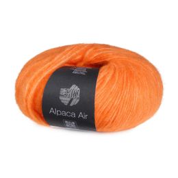 Alpaca Air II von Lana Grossa, Orange, aus Alpaka