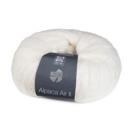 Alpaca Air II von Lana Grossa, Rohwei&szlig;, aus Alpaka