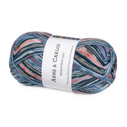 Kremke Soul Wool Sockenwolle ARNE & CARLOS Socks & More 4-fach von Kremke Soul Wool, Summer night color, aus Schurwolle