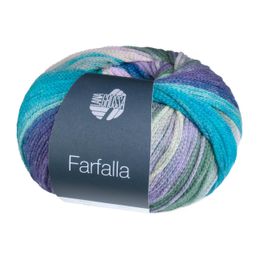 Farfalla von Lana Grossa, Gr&uuml;n/Flieder/Blau/Ros&eacute;/Hellgrau/Beige/Hellgelb, aus Schurwolle