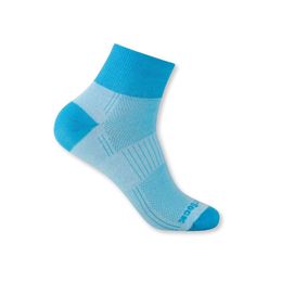 Wrightsock Coolmesh II Quarter Bekleidung Unisex blau