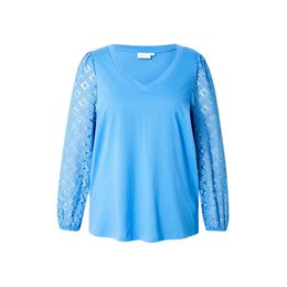 Only Carmakoma Shirt 'CAREFFIE' Damen Gr&ouml;&szlig;e XXXL/4XL royalblau
