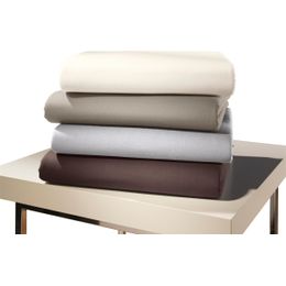 Estella unisex Betttuch hellgrau, Gr&ouml;&szlig;e 1 St. 90x190 - 100x200 cm