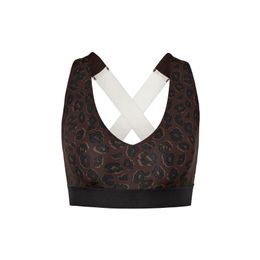 Tchibo - Sport-Bustier - Damen - Gr. XS - schwarz/print