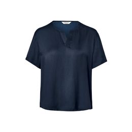 Tchibo - Satin-Tunikabluse - Damen - Gr. 40 - dunkelblau