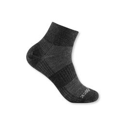 Wrightsock Coolmesh II Merino Quarter Bekleidung Unisex schwarz XL