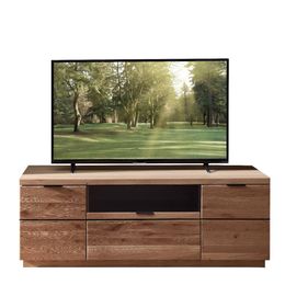 Pharao24.de Fernsehschrank TV Board teilmassiv ein offenes Ger&auml;tefach