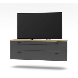 Pharao24.de TV Lowboard TV Sideboard f&uuml;r die Wandmontage in modernem Design