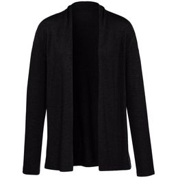 Peter Hahn - Strickjacke Modell Caro, schwarz, Gr. 44 / L - Seide