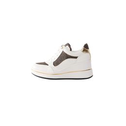 Michael Michael Kors Sneaker 'EMMY' Damen Gr&ouml;&szlig;e 40 braun / gold / wei&szlig;