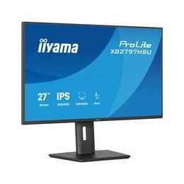 iiyama ProLite XB2797HSU-B1, LED-Monitor 68.6 cm (27 Zoll), schwarz (matt), FullHD, IPS, HDMI, DP, USB-Hub, erg. Standfu&szlig;, 120Hz Panel