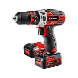Einhell Akku-Schlagbohrschrauber TE-CD 12/1 Li-i, 12Volt rot/schwarz, 2x Li-Ionen Akku 2,0Ah
