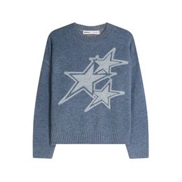 Bershka Pullover Herren Gr&ouml;&szlig;e S opal / hellblau