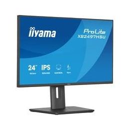 iiyama ProLite XB2497HSU-B1, LED-Monitor 60.5 cm (23.8 Zoll), schwarz (matt), FullHD, IPS, HDMI, DP, USB-Hub, erg. Standfu&szlig;, 120Hz Panel