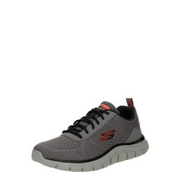 Skechers Sneaker 'Track - Leshur' Herren Gr&ouml;&szlig;e 41.5 dunkelgrau / orangerot / schwarz