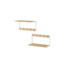 Möbel Kraft Wandgarderobe braun Holzwerkstoff,Metall Maße (cm): B: 50 H: 26,5 » Möbel Kraft