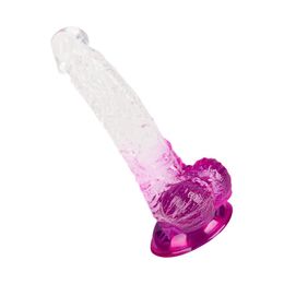 EIS Flexibler Naturdildo mit Saugfu&szlig;, 20,5 cm