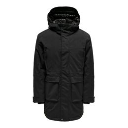 Only & Sons Only & Sons Parka 'ONSPrime' Herren Gr&ouml;&szlig;e XL schwarz