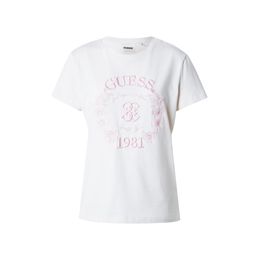 Guess T-Shirt 'MADDALENA' Damen Gr&ouml;&szlig;e L creme / rosa