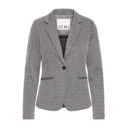 Ichi Blazer 'IHKATE' Damen Gr&ouml;&szlig;e 34 schwarz / offwhite