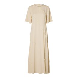Selected Kleid Damen Gr&ouml;&szlig;e 42 beige Winterkleid