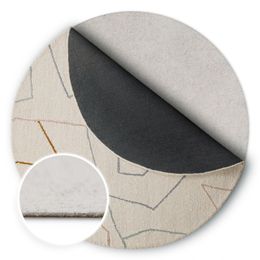 Antirutsch Teppichunterlage Wecon Home "RugPad Basic", creme, B:90cm H:2,5mm L:25cm &Oslash;:180cm, Polyester, Teppichunterlagen, Teppichunterlage, Anti-Rutsch-Matte, Komfort, Schutz