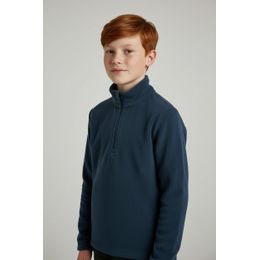 Fleeceshirt CMP, Jungen, Gr. 176, schwarz blau, Stoff, Obermaterial: 100% Polyester, Shirts, für Kinder