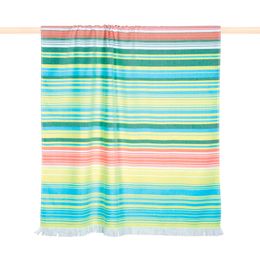Strandtuch Pad "TRAVEL, 100x180 cm", gelb, B:100cm L:180cm, Frottee, Frottee, Handt&uuml;cher, Made in Europe