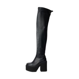 Buffalo Overknees 'KILLAH' Damen Gr&ouml;&szlig;e 38 schwarz Winterschuhe