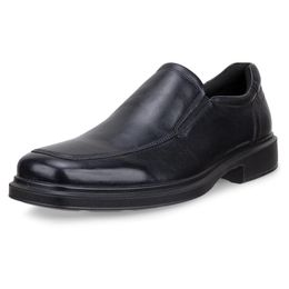 Slipper Ecco "Helsinki 2", Herren, Gr. 50, schwarz, Glattleder, Schuhe Slipper, Business Schuh, Anzugschuh in klassischem Look
